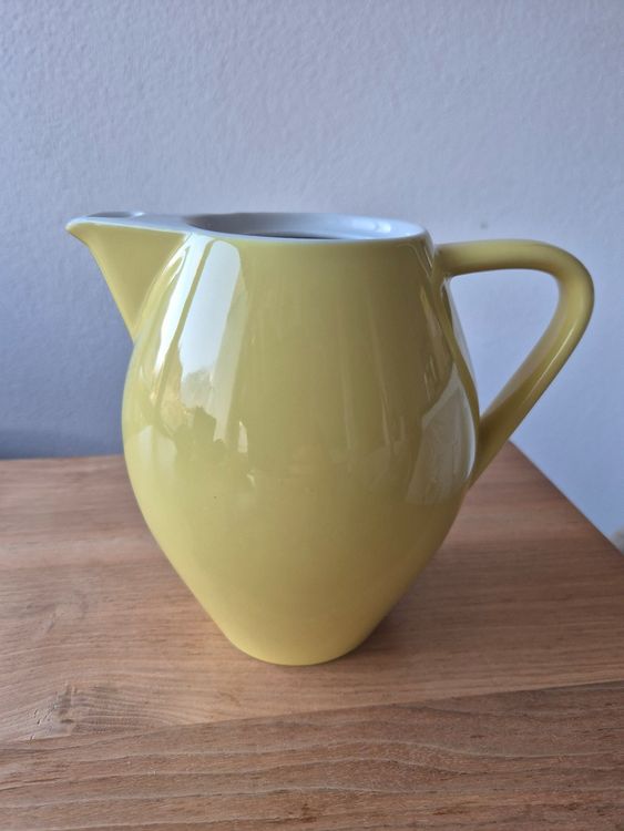 Rössler Krug 1L retro gelb/weiss (Gebraucht) in Spiez für CHF 16 – mit Lieferung auf Ricardo kaufen