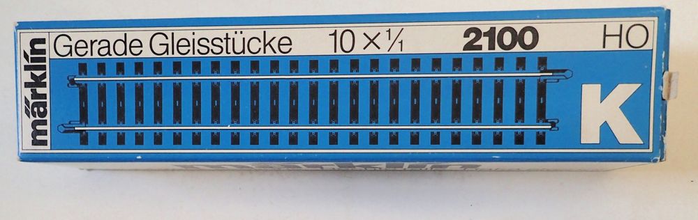 Märklin H0 - Gerade K-Gleis 10 x 2100 mit OVP | Kaufen auf Ricardo
