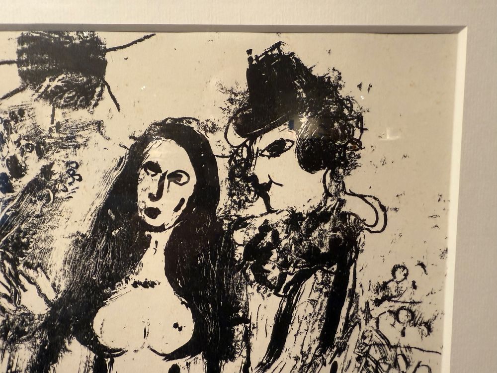 Original Marc Chagall Lithographie, gerahmt, Top Zustand! (Neu und ...