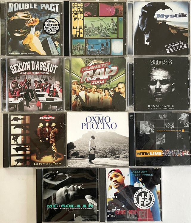 Rap Hip-Hop français et suisse - 12 CD's | Kaufen auf Ricardo