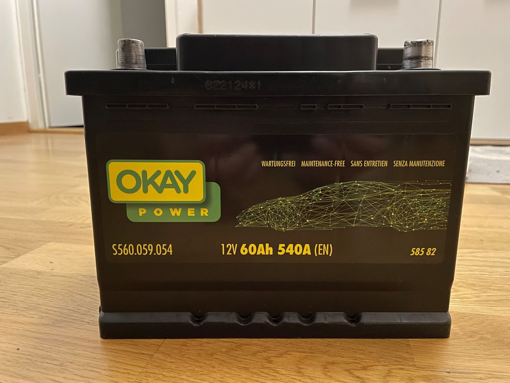 Autobatterie Okay 60ah | Kaufen auf Ricardo