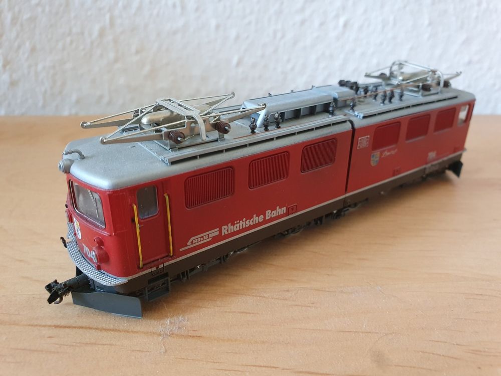 BEMO 1254 124: RhB E-Lok Ge 6/6 II 704 "Davos" rot DIGITAL | Kaufen auf Ricardo