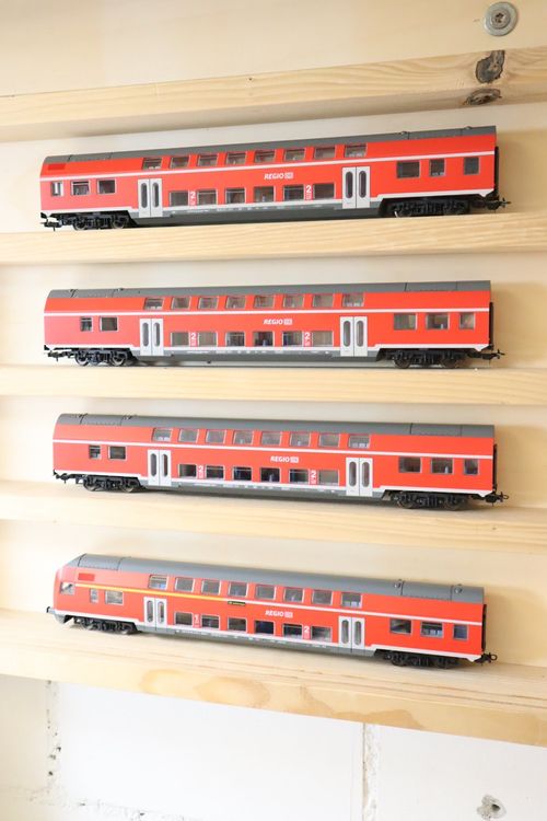 PIKO 4 x Doppelstockwagen + Steuerwagen - 57621 / 57620 | Kaufen auf ...