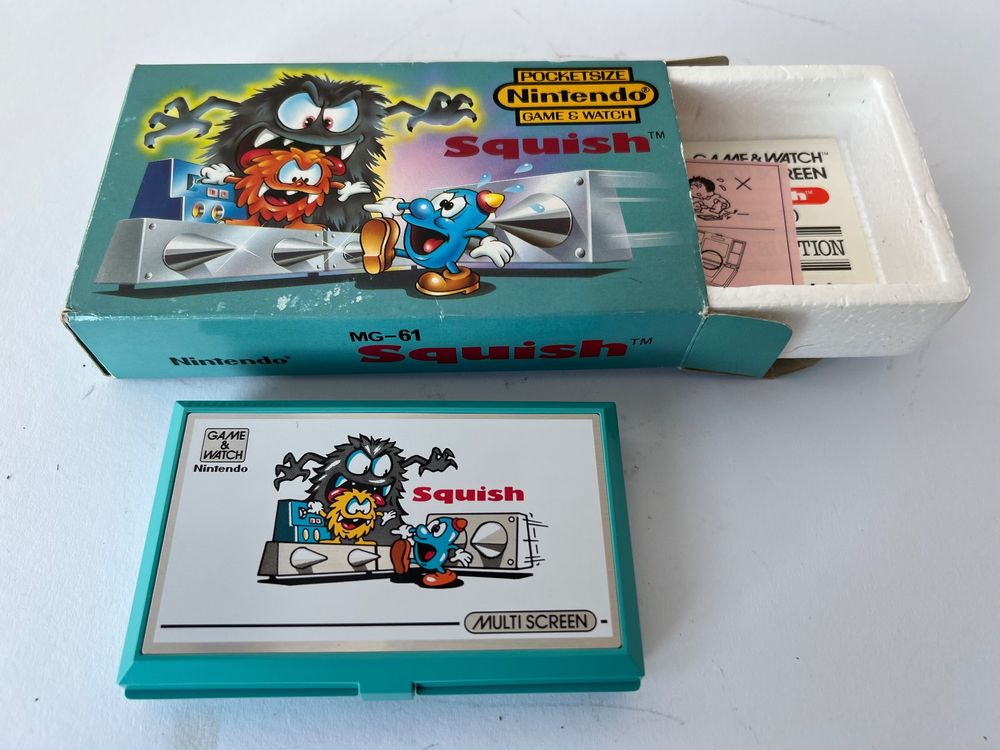 NINTENDO Game & Watch Pocketsize SQUISH 1986 neuwertig | Kaufen auf Ricardo