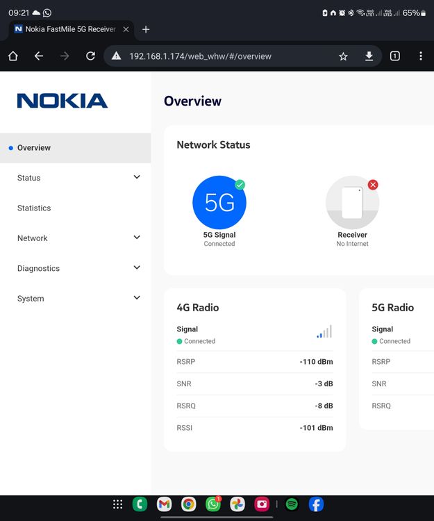 Nokia fastmile 5G (5G14-B) + Swisscom Internet Box 3 (Défectueux) à ...