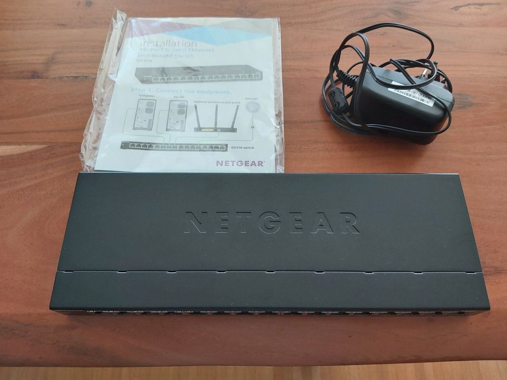 Netgear 16 Port Gigabit Ethernet Switch (Gebraucht) in für CHF 15 – mit ...