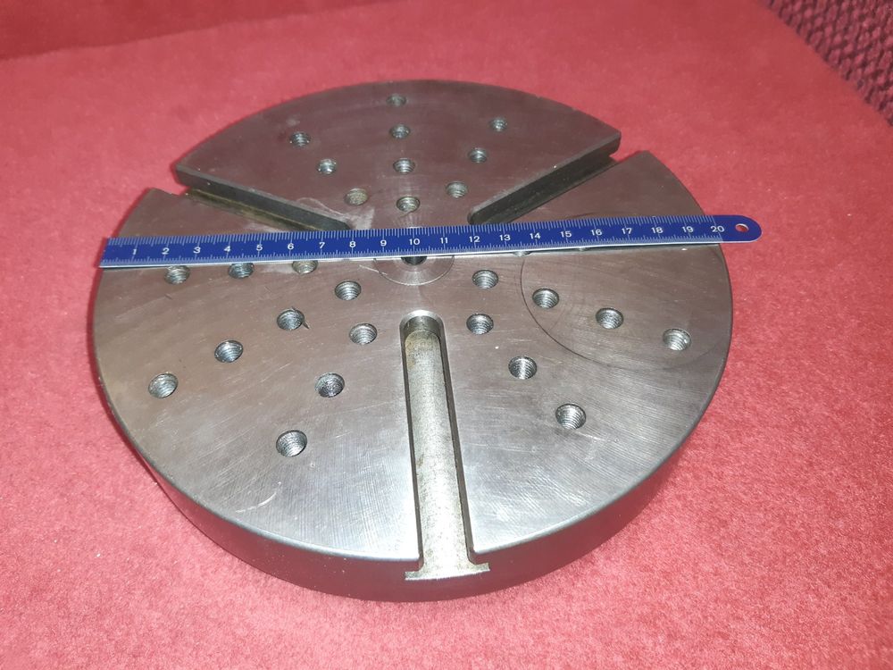 Planscheibe ø200mm für Schaublin Drehbank! Typ 102!!! (Gebraucht) in Lohn-Ammannsegg für CHF 199 ...