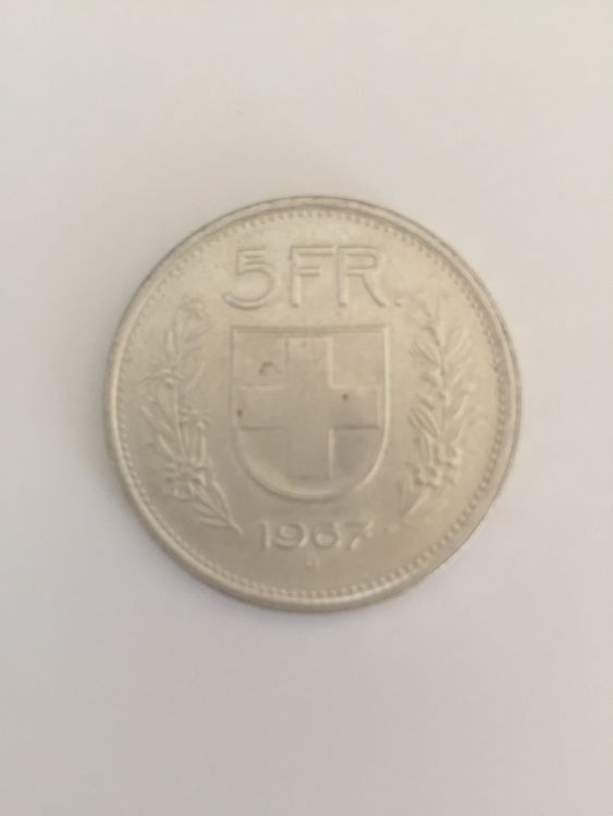 Silbermünze 5 Fr 1967 | Kaufen auf Ricardo