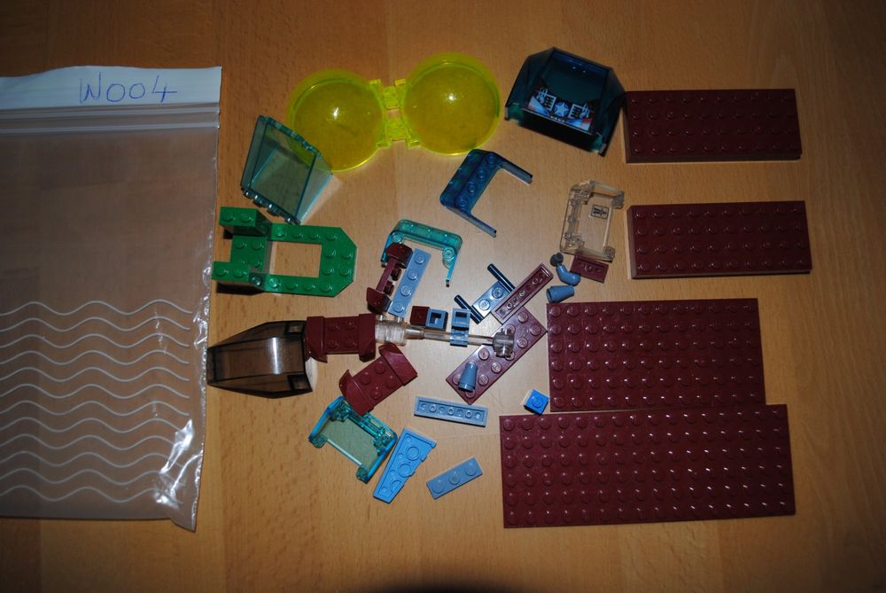 Lego; versch. Teile gem. Bild dunkelrot und Glas etc/W004 | Kaufen auf Ricardo