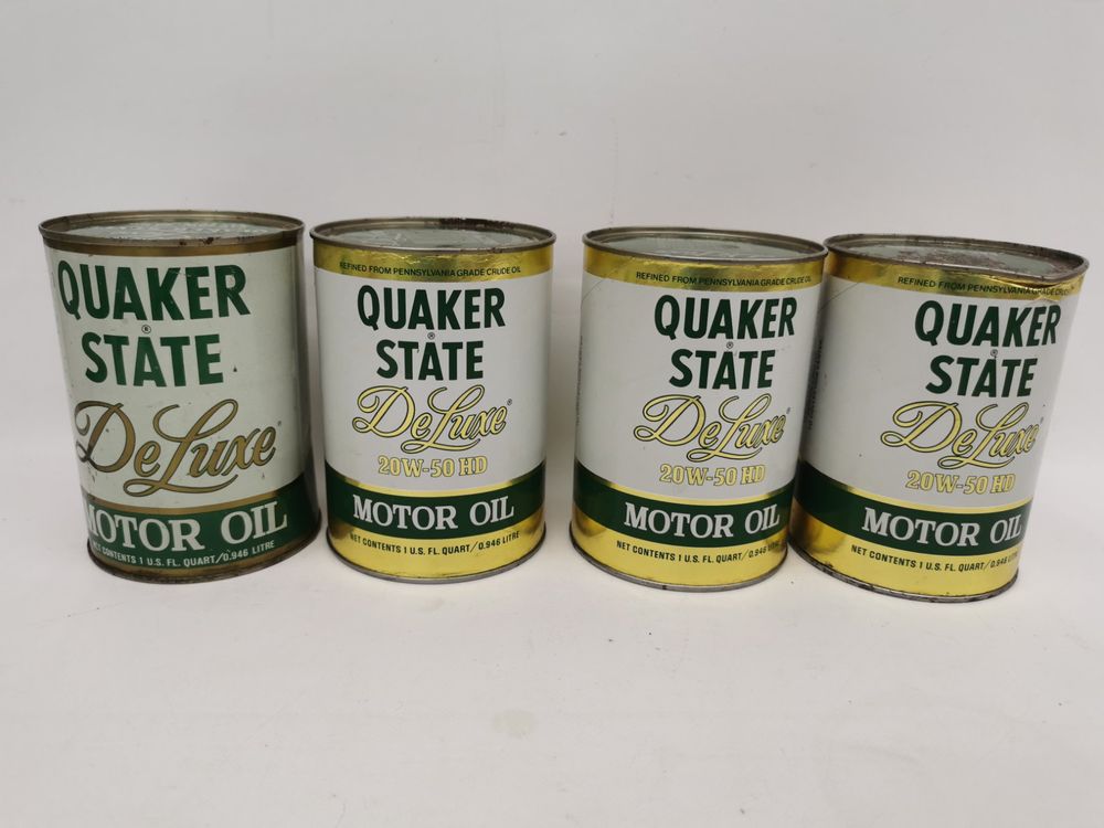 Vintage Quaker State Motor Oil De Luxe aus USA voll öl dose (Neu ...
