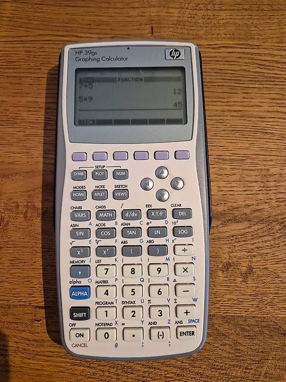 Taschenrechner HP 39gs Graphing Calculator (Gebraucht) in Allschwil für ...