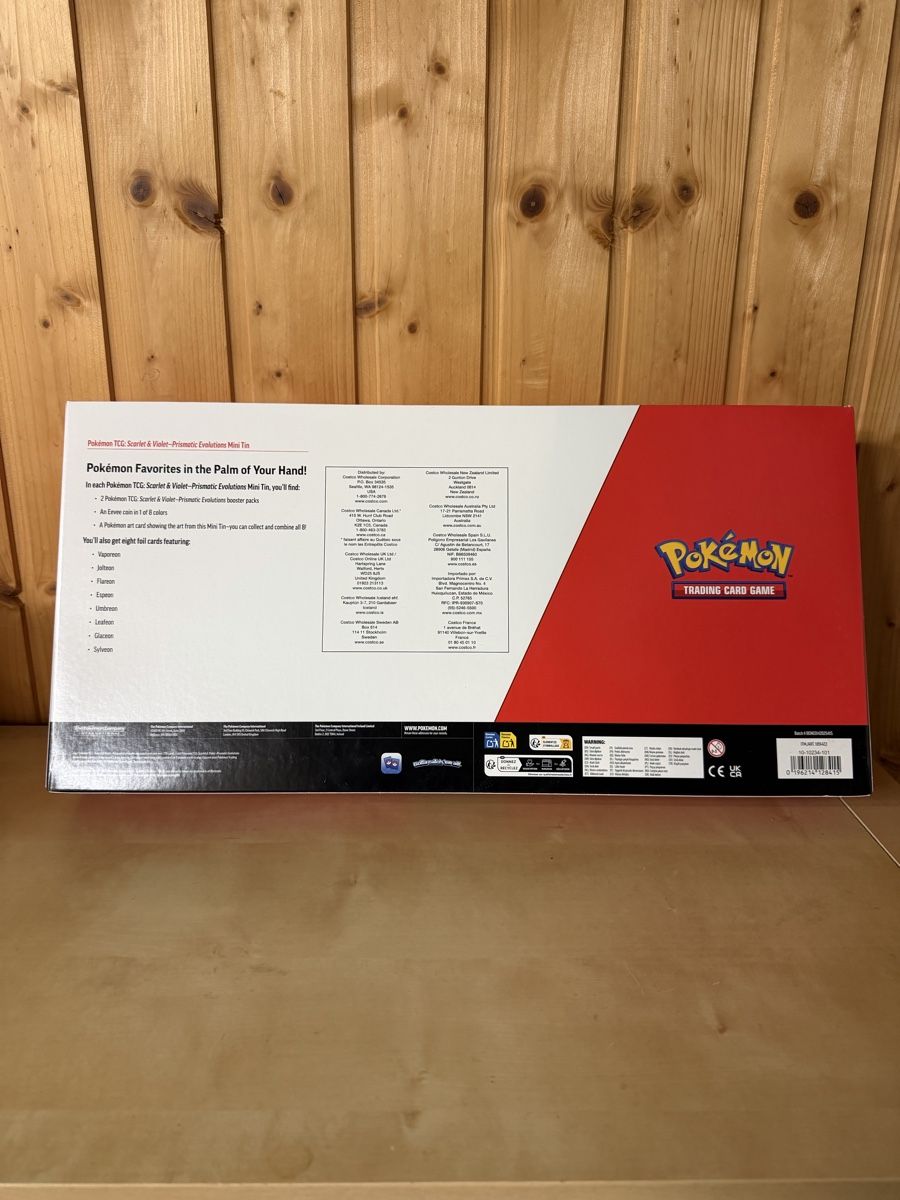 Pokemon - Costco Prismatic Evolutions 8-Pack Mini Tins (Neu und ...