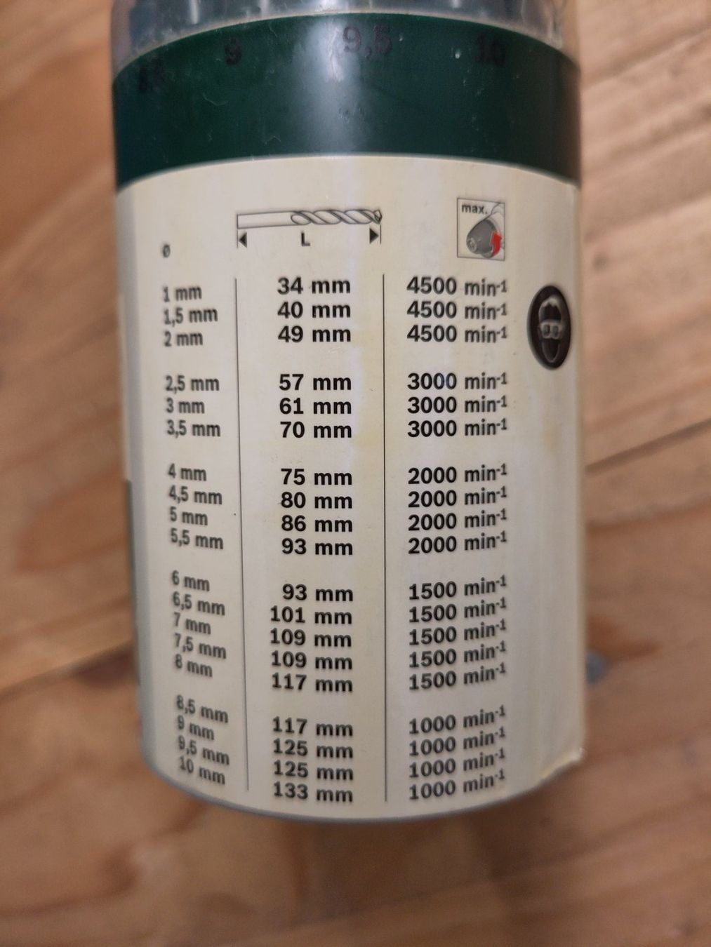 Bosch Metallbohrer-Set HSS-TiN, 1-10mm, neu (Neu und originalverpackt ...