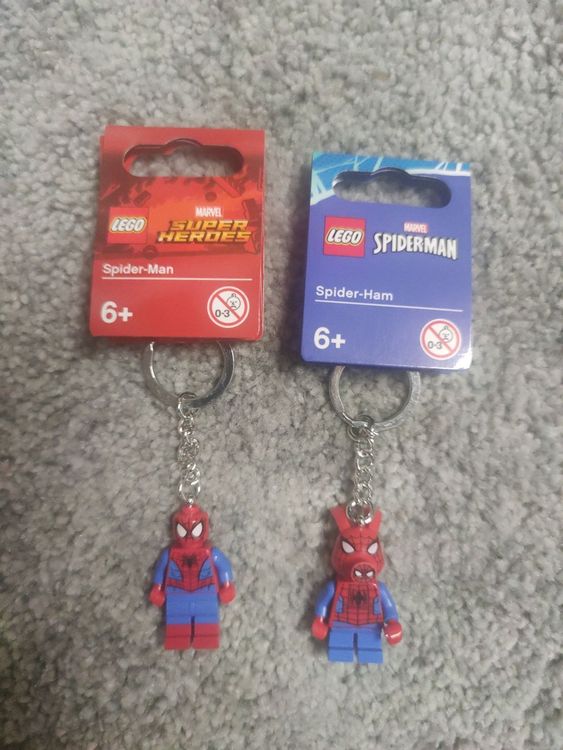 LEGO Marvel 853950 Spider-Man + 854077 Spider-Ham Keychains | Kaufen ...