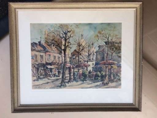 Georges Romano Place du Tertre aquarelle (Gebraucht) in Biel/Bienne für CHF 148 – mit Lieferung ...