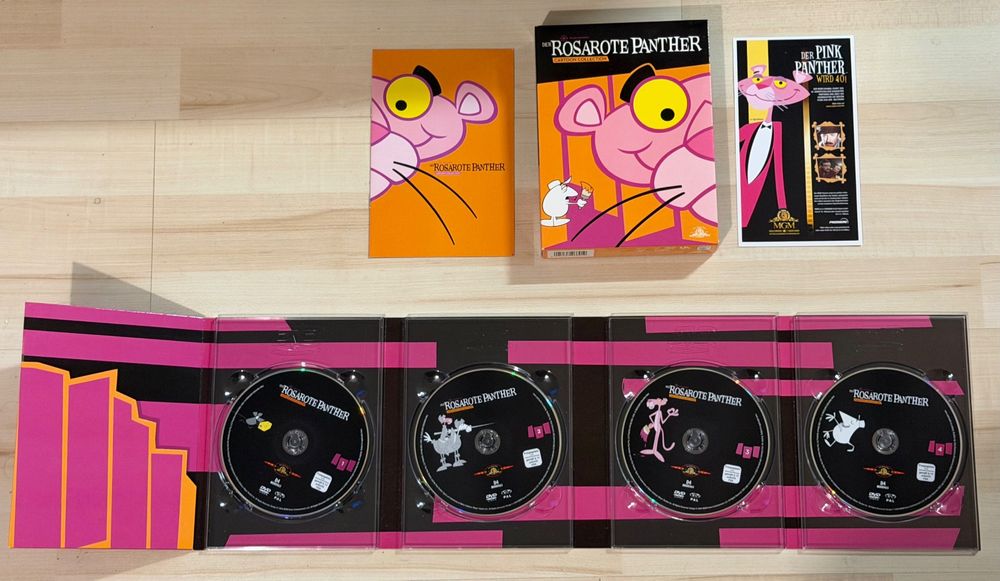 Der Rosarote Panther Cartoon Collection DVD Schuber Box-Set (Neu ...