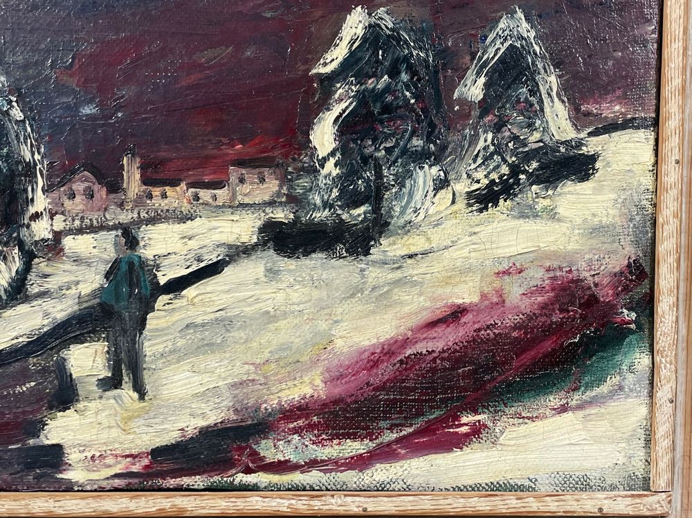 Oskar Althaus (1908-1965) grosses Gemälde (Gebraucht) in Root für CHF ...