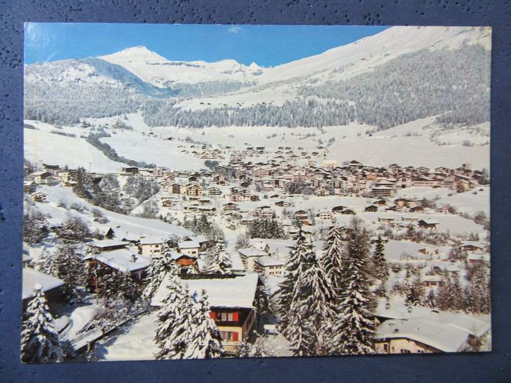 AK FLIMS-DORF NAHSICHT HÄUSER SCHNEE | Kaufen auf Ricardo