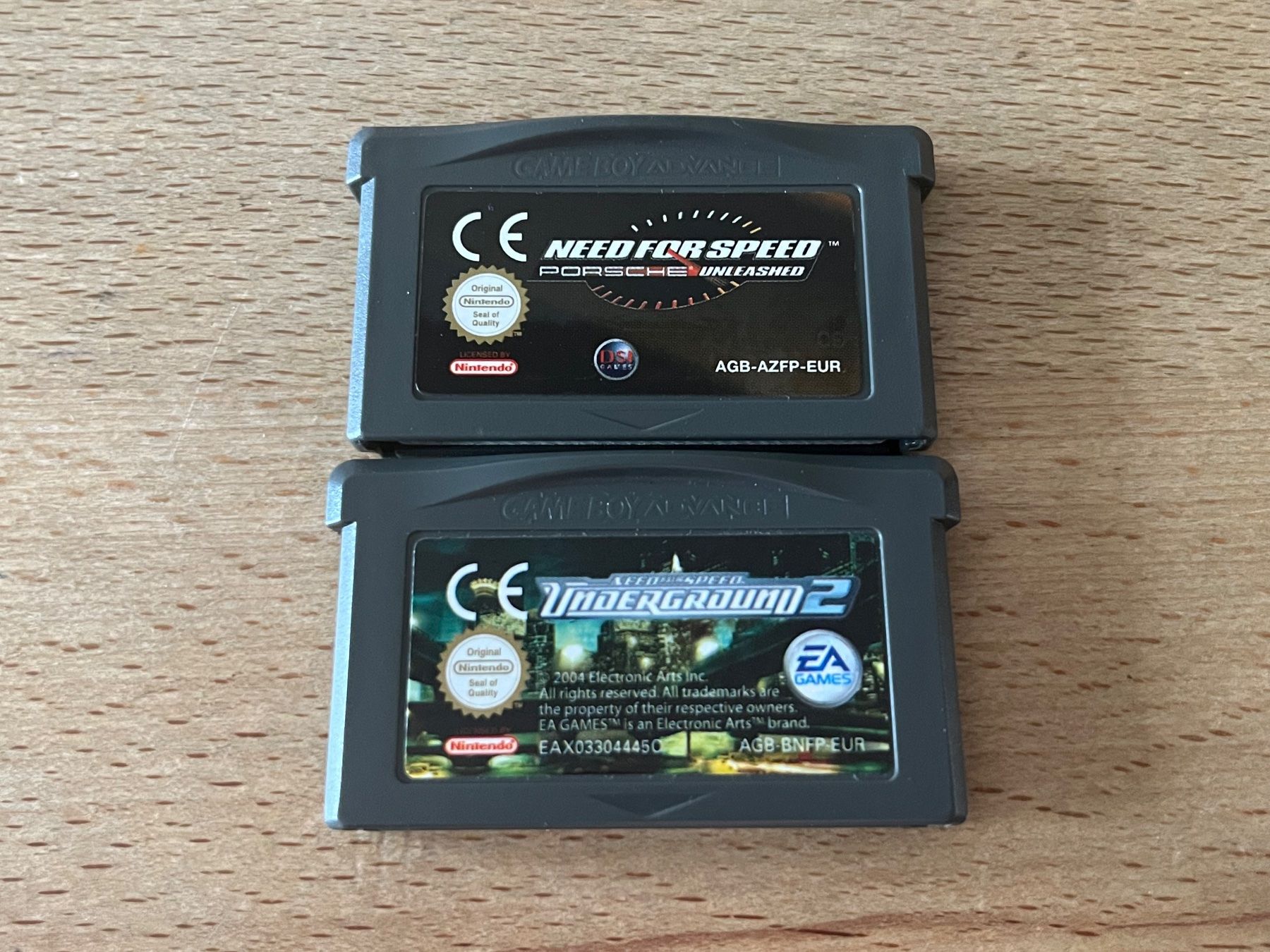 NFS Need for Speed Underground 2 + Porsche Unleashed, GBA (Gebraucht ...