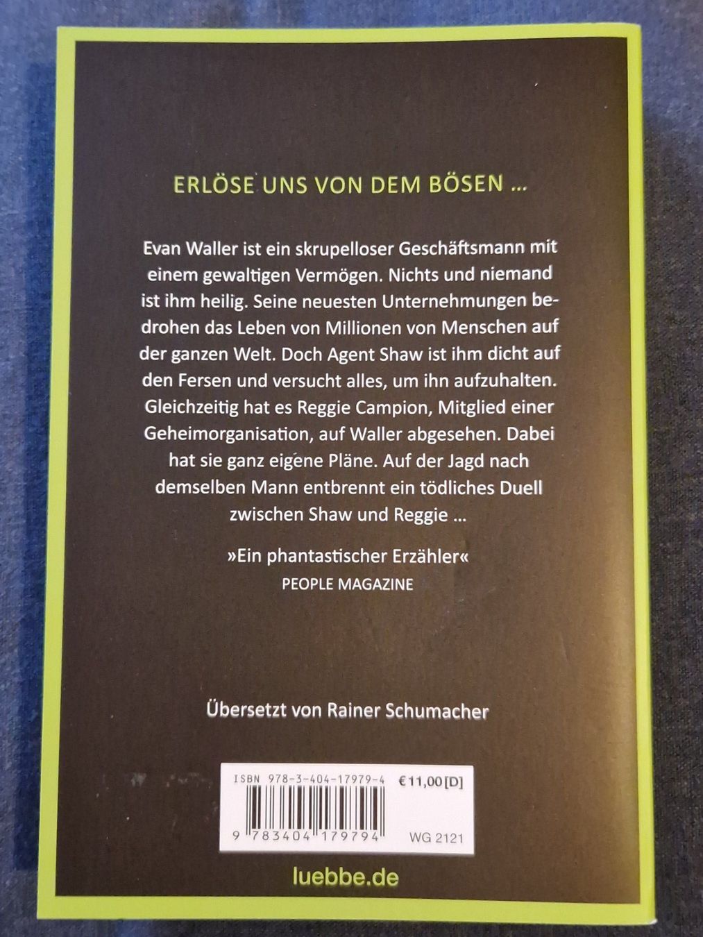 David Baldacci - Doppelspiel Agent Shaw 2 Thriller (Gebraucht) in ...