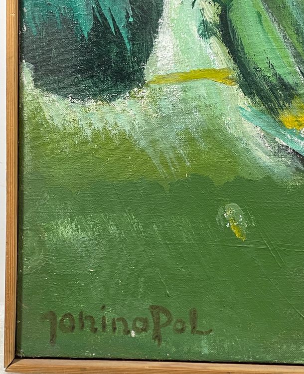Janina Pol (XX) grosses Gemälde (Gebraucht) in Root für CHF 185 – mit ...