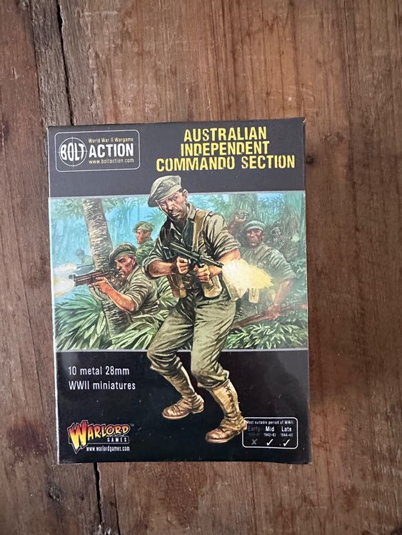 Bolt Action: Australian Commandos, WWII Miniaturen Neu (Neu und ...