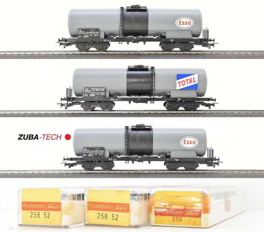 3x Liliput Kesselwagen der SBB H0 GS mit OVP (Gebraucht) in St. Gallen für CHF 31 – mit ...