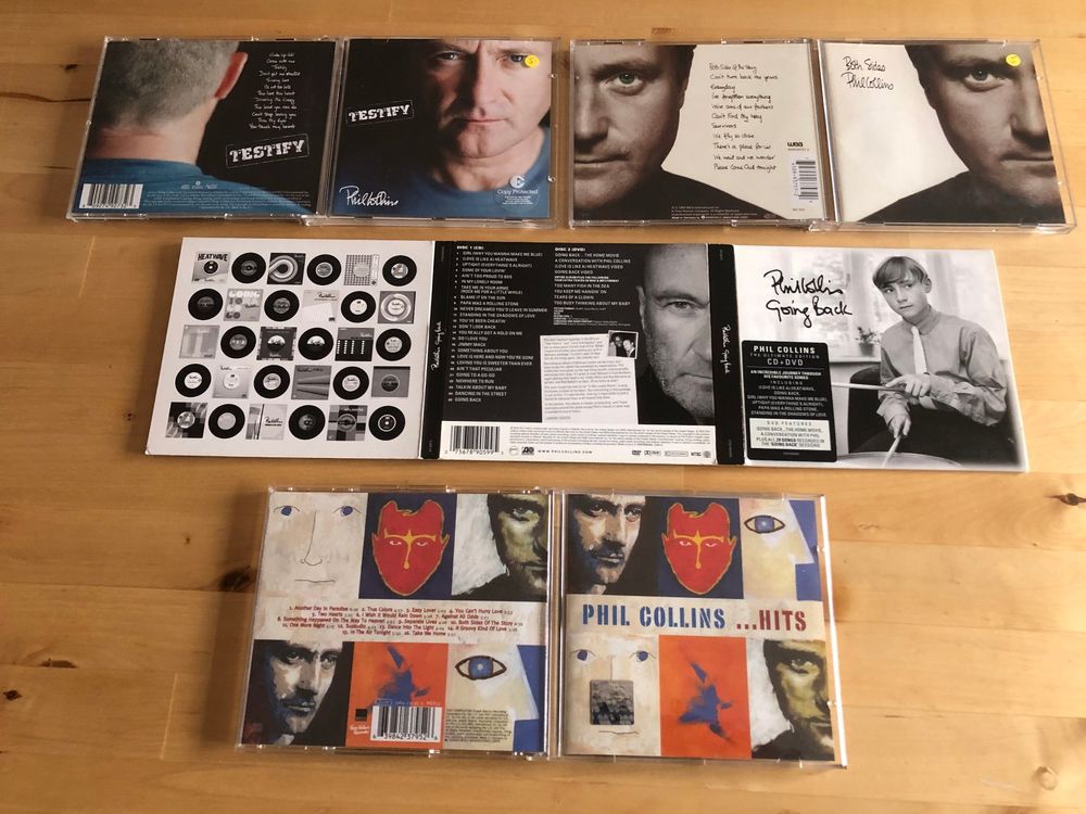 PHIL COLLINS GENESIS tolle CD DVD Sammlung (Gebraucht) in Basel für CHF ...