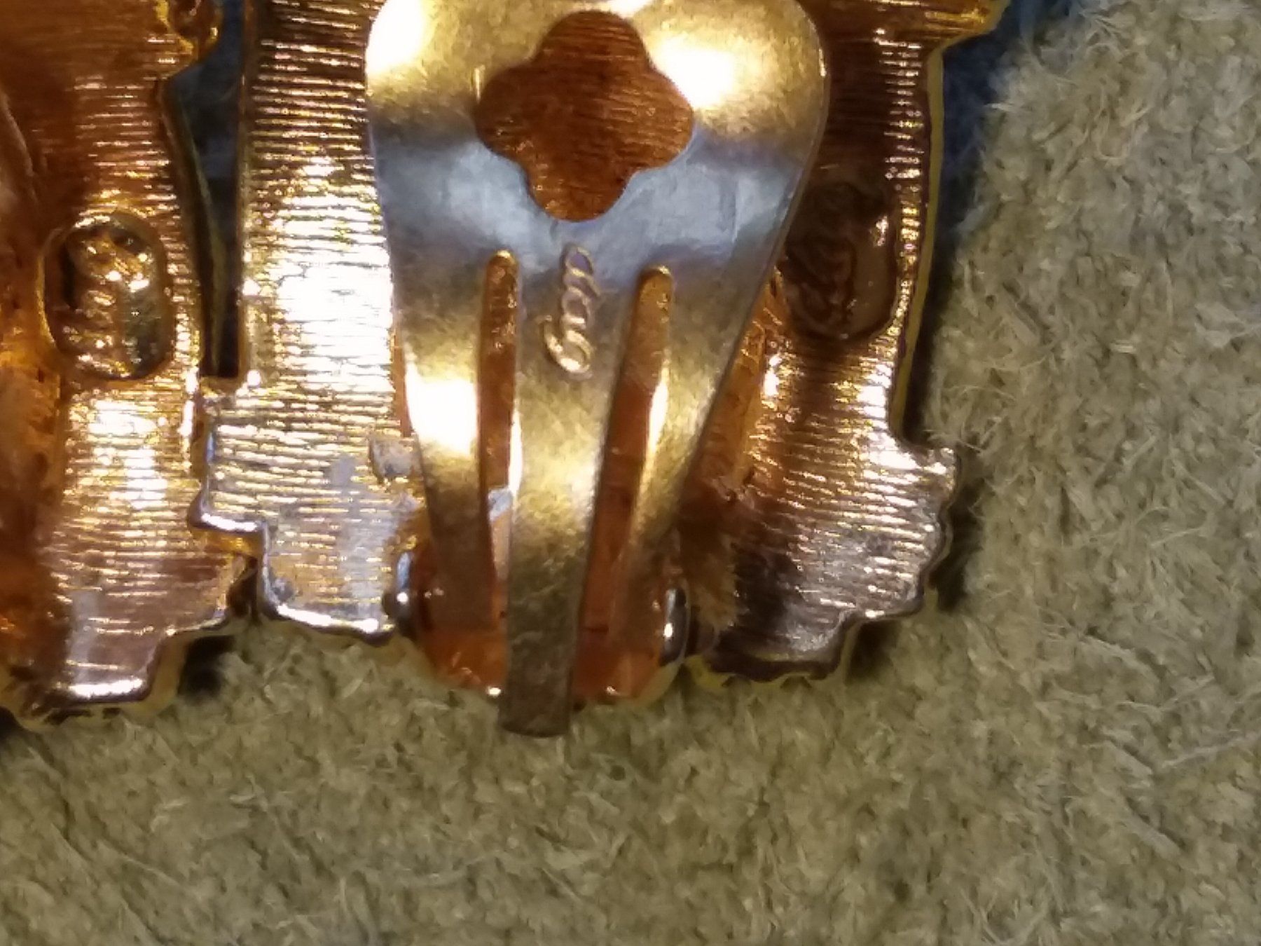 Vintage signierte Ohrclips von David Grau 70er Jahre (Gebraucht) in ...