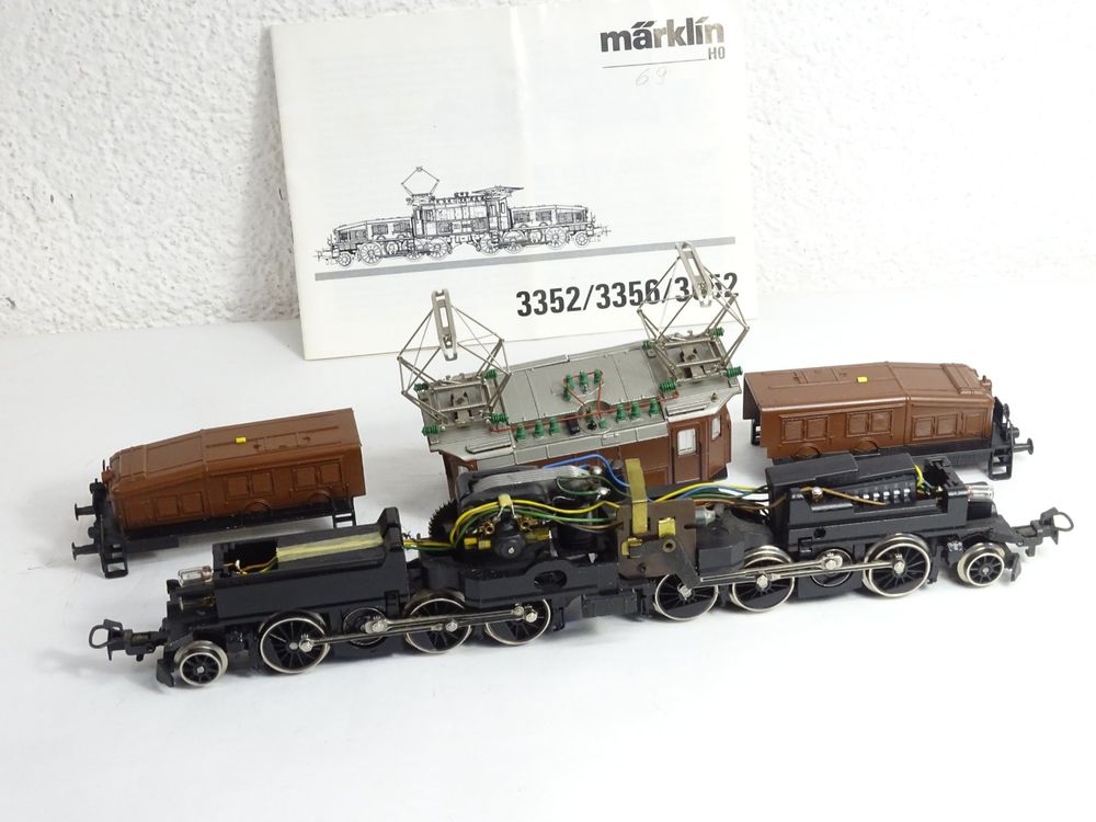Märklin 3352 Krokodil SBB, Braun, 14301, Metall, H0,WS/AC | Kaufen auf ...