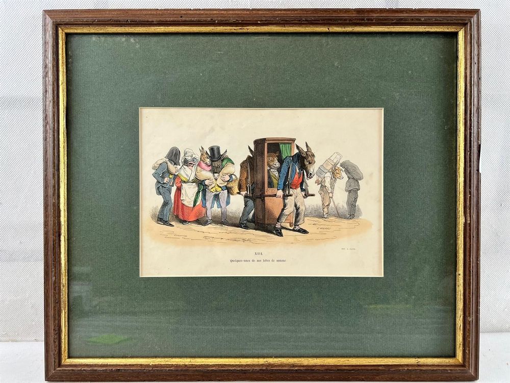 interessant Kolorierte Litho | Kaufen auf Ricardo