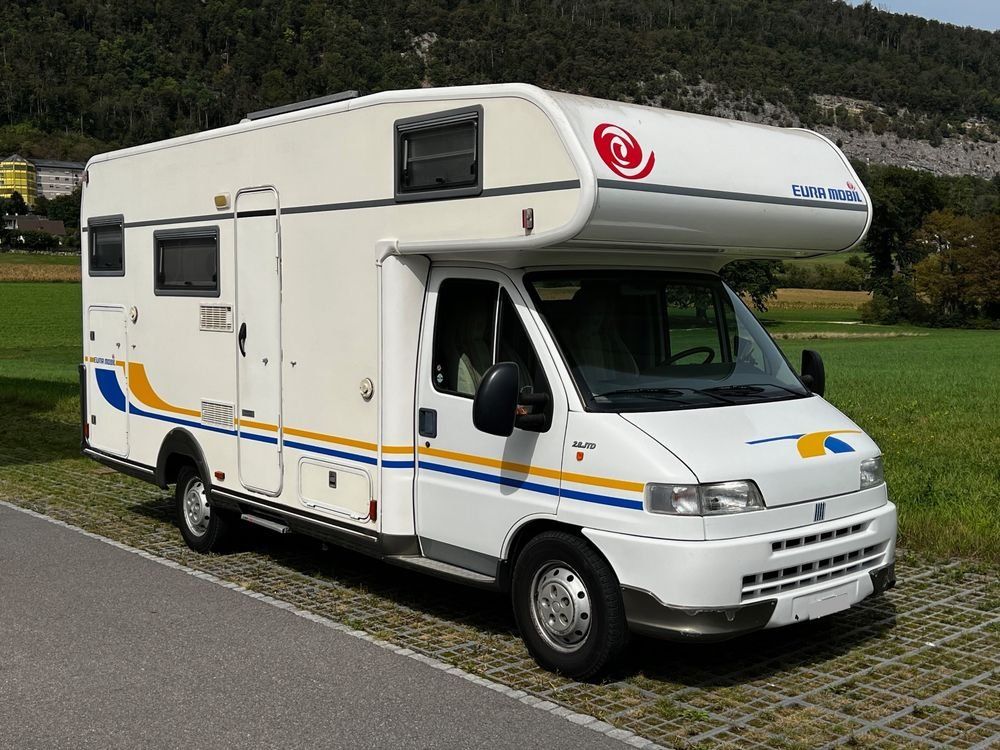 Wohnmobil EURA Mobil Fiat Ducato 2.8 JTD 2002 (Gebraucht) in Uetliburg für CHF 17306 – nur ...