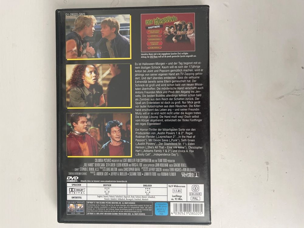 Die Killerhand (1999) DVD 📀 (Neu (gemäss Beschreibung)) in Sierre für CHF 9.95 – mit Lieferung ...