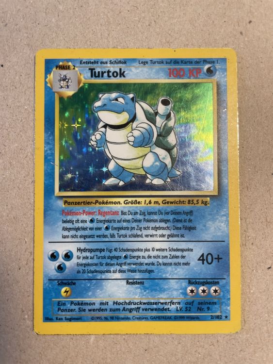 Turtok Holo Pokemon (Gebraucht) in Zürich für CHF 80 – mit Lieferung ...