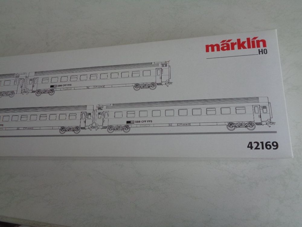 Märklin 42169 Set HO SBB "Inlands-Wendezug" AC NEU, 4-teilig (Neu und originalverpackt) in ...