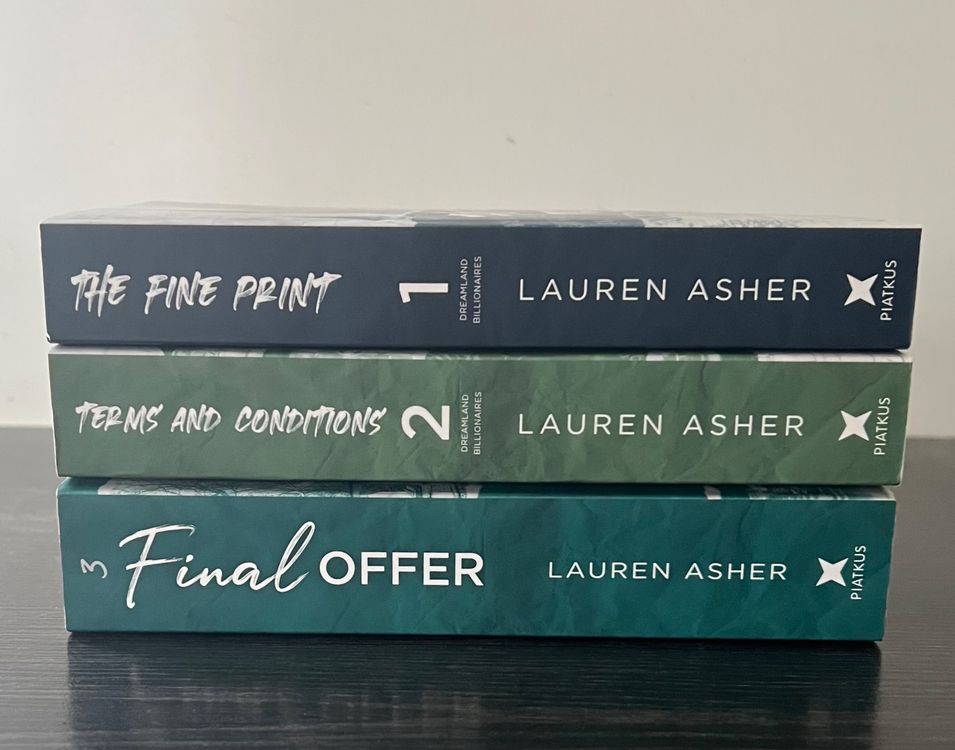 Lauren Asher - Dreamland Billionaires 1-3 (Englisch Edition) (Gebraucht) in Eichberg für CHF 20 ...