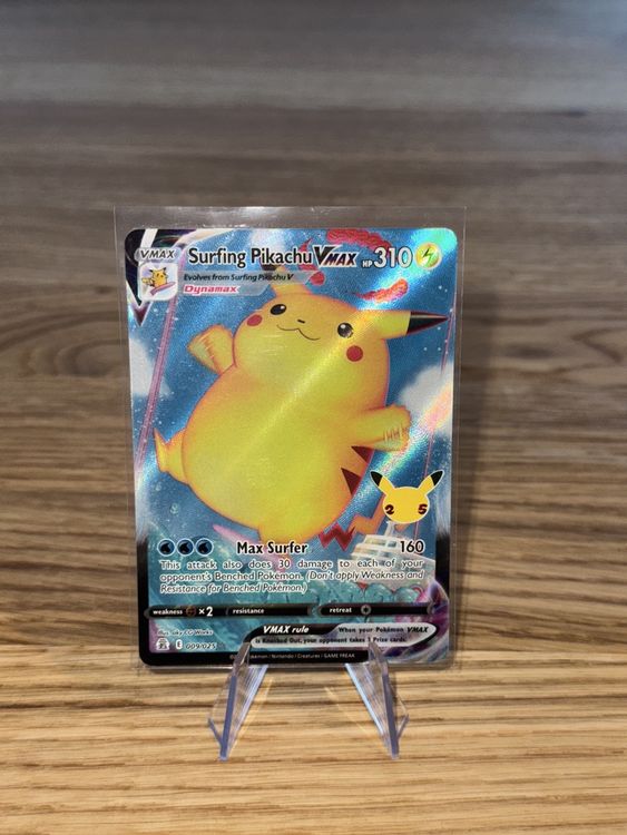 ENG Pokémon Surfing Pikachu Vmax | Kaufen auf Ricardo