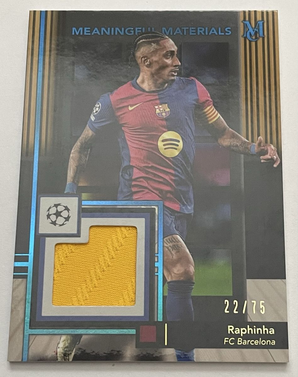 Raphinha Match Worn Relic /75 – Topps Museum 24/25 (Neu (gemäss ...