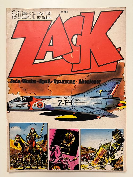 Rarität Zack Comics 21 von 1972 (Gebraucht) in Münsingen für CHF 10 ...
