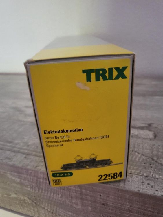 Trix Leerkarton SBB Krokodil Be 6/8 22584 (Gebraucht) in Dielsdorf für ...