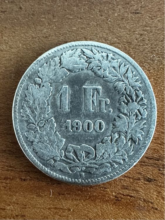 1 Schweizer Franken 1900 (Gebraucht) in Arth für CHF 15 – mit Lieferung auf Ricardo kaufen