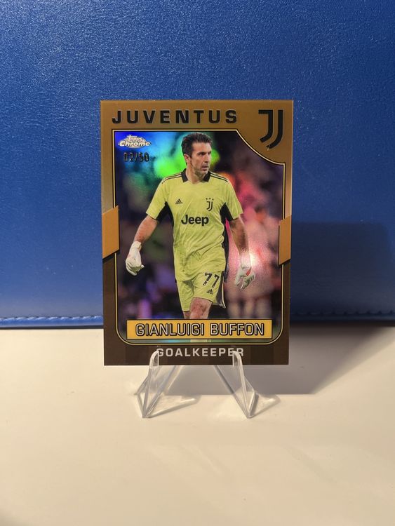 Topps Chrome Juventus Team Set Gianluigi Buffon Gold /50 (Nuovo ...
