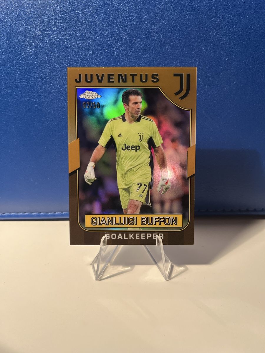 Topps Chrome Juventus Team Set Gianluigi Buffon Gold /50 (Neu (gemäss ...