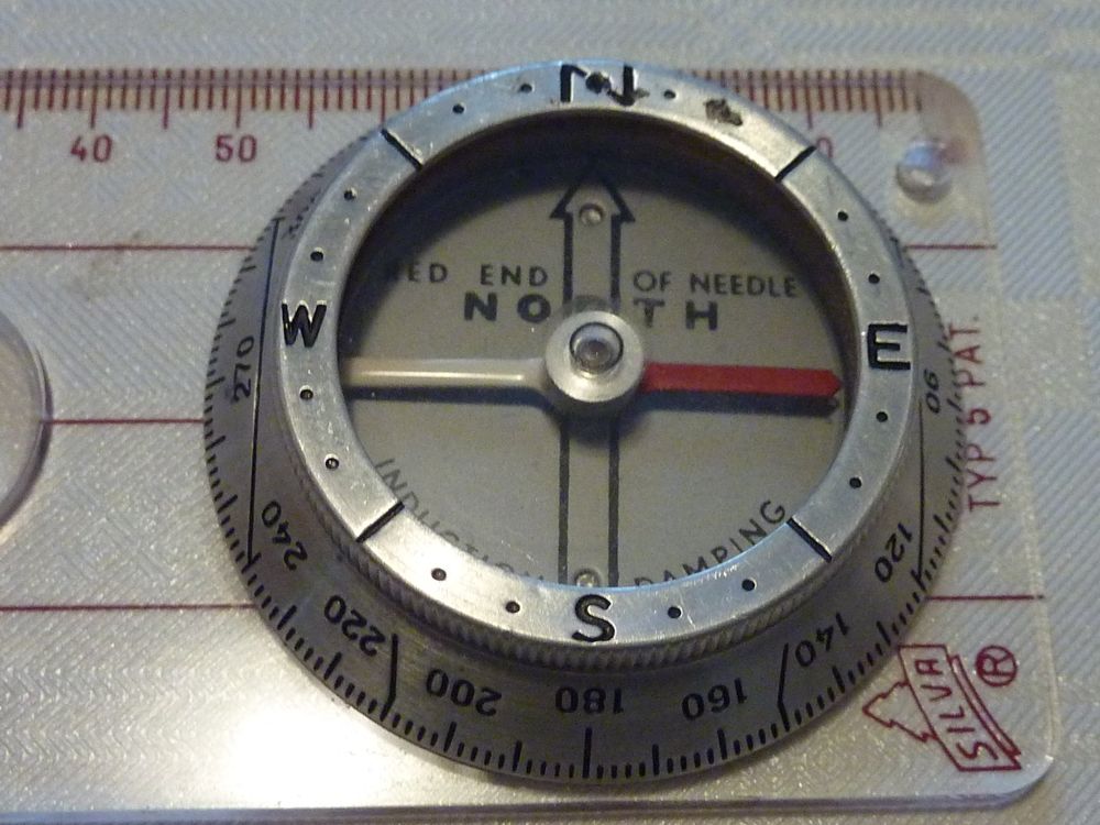 Vintage Kompass Silva Typ.5 mit Induk.Dämpfung Schweden 1960 (Gebraucht ...