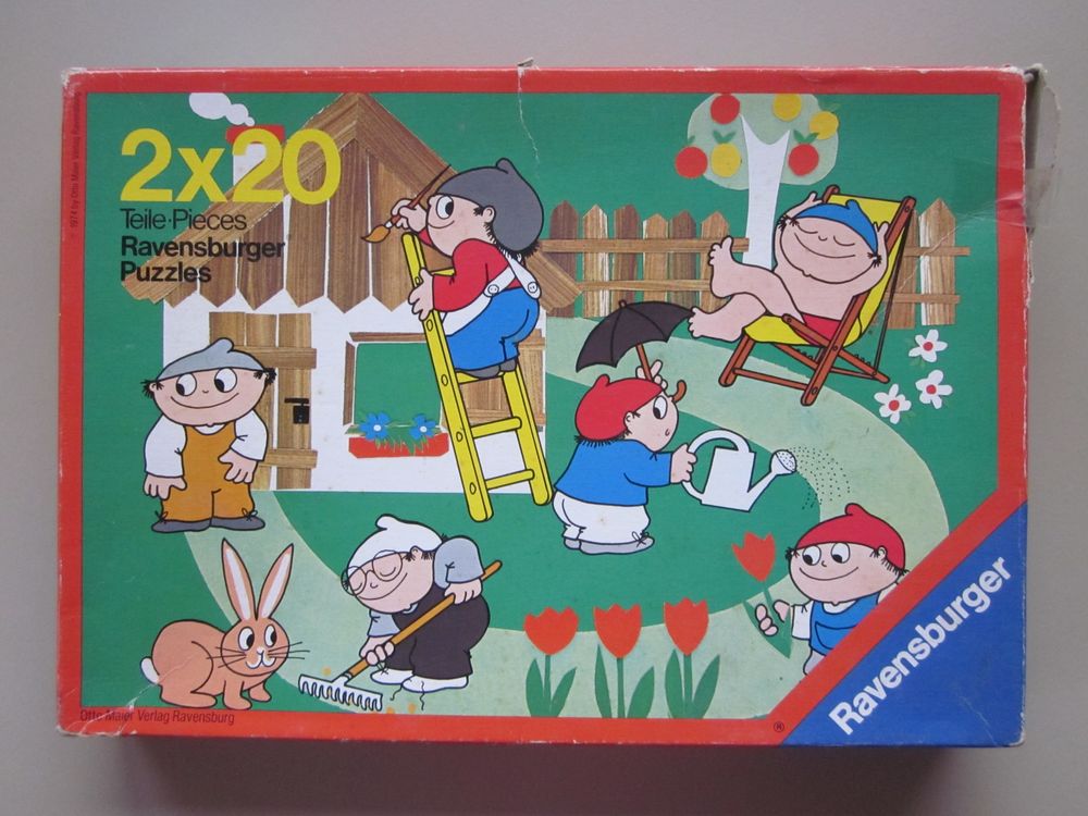 Ravensburger Puzzles Mainzelmännchen 2x20 Teile | Kaufen auf Ricardo