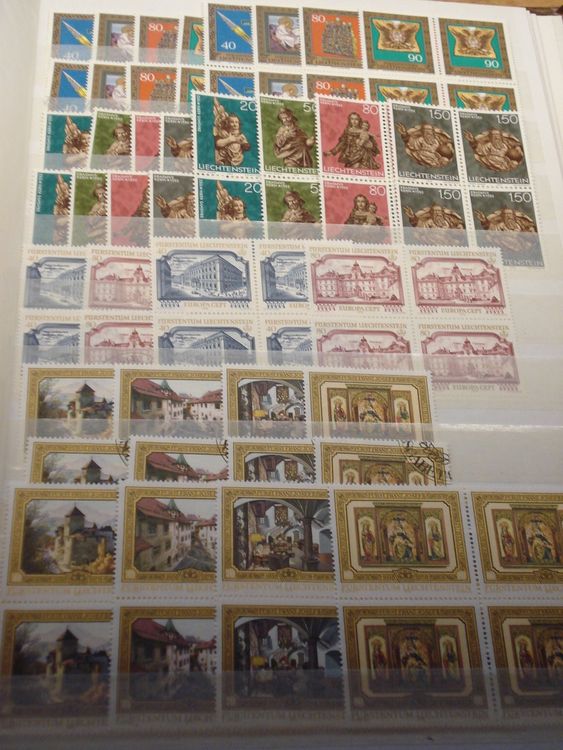 Liechtenstein Set Sätze ET-o + **, + 4erblock ** | Kaufen auf Ricardo
