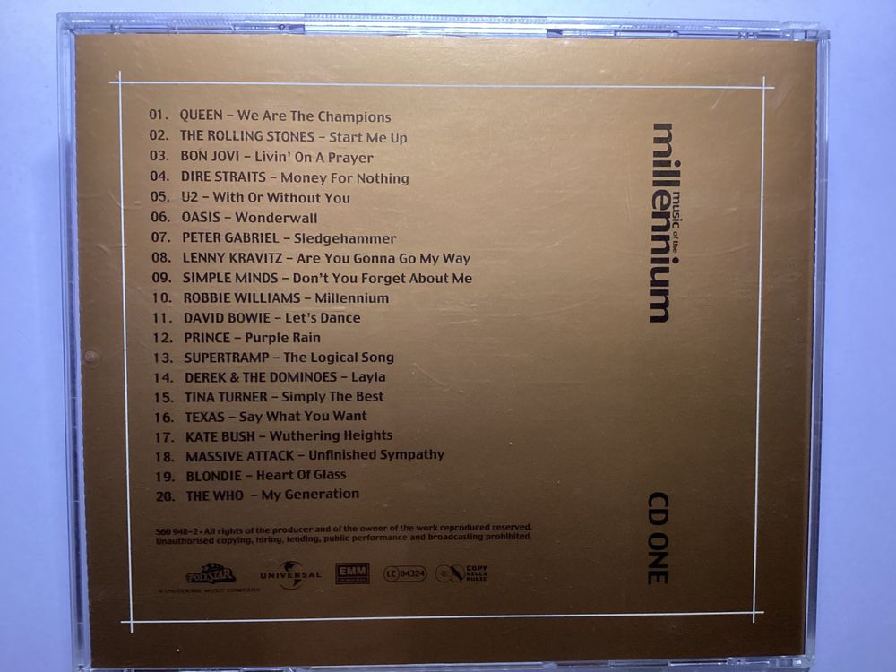 Music Of The Millennium CD One (Gebraucht) in Wil AG für CHF 0.5 – mit ...