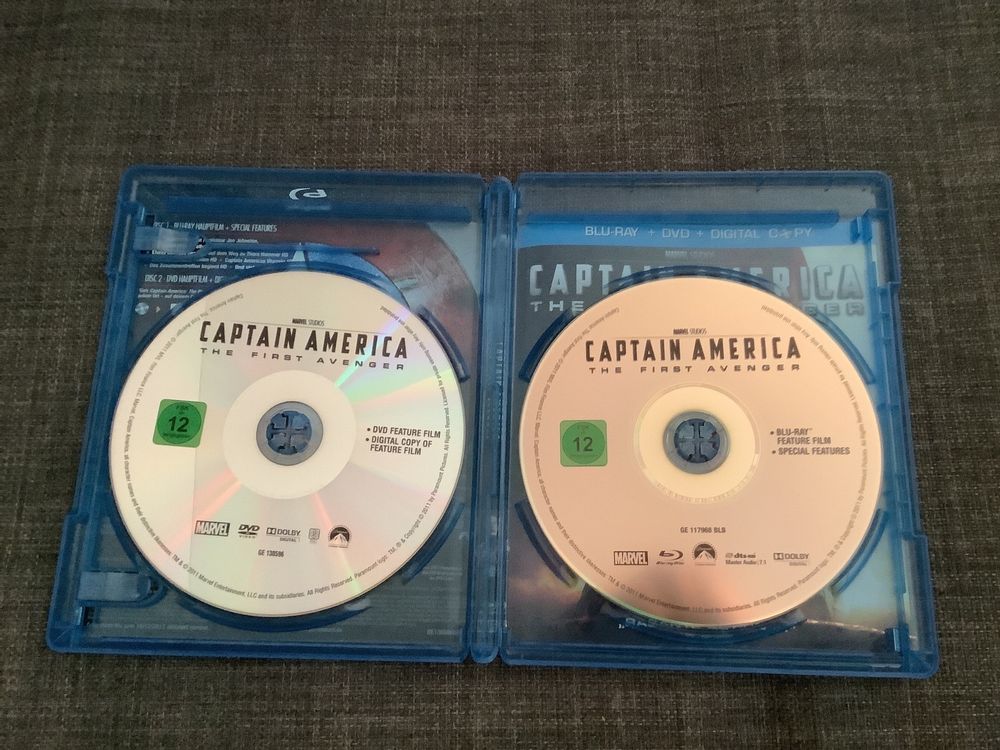 Captain America The First Avenger MARVEL inkl. Digital Copy! (Neu ...