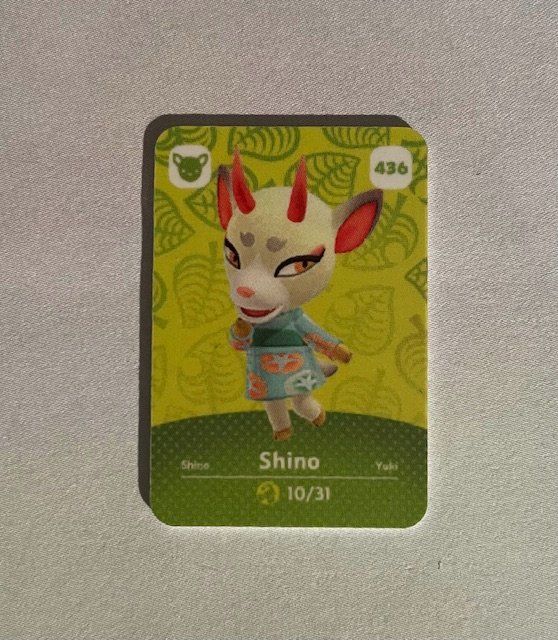 ACNH Amiibo Karte Shino/Yoshino Nr. 436 Animal Crossing | Kaufen auf Ricardo
