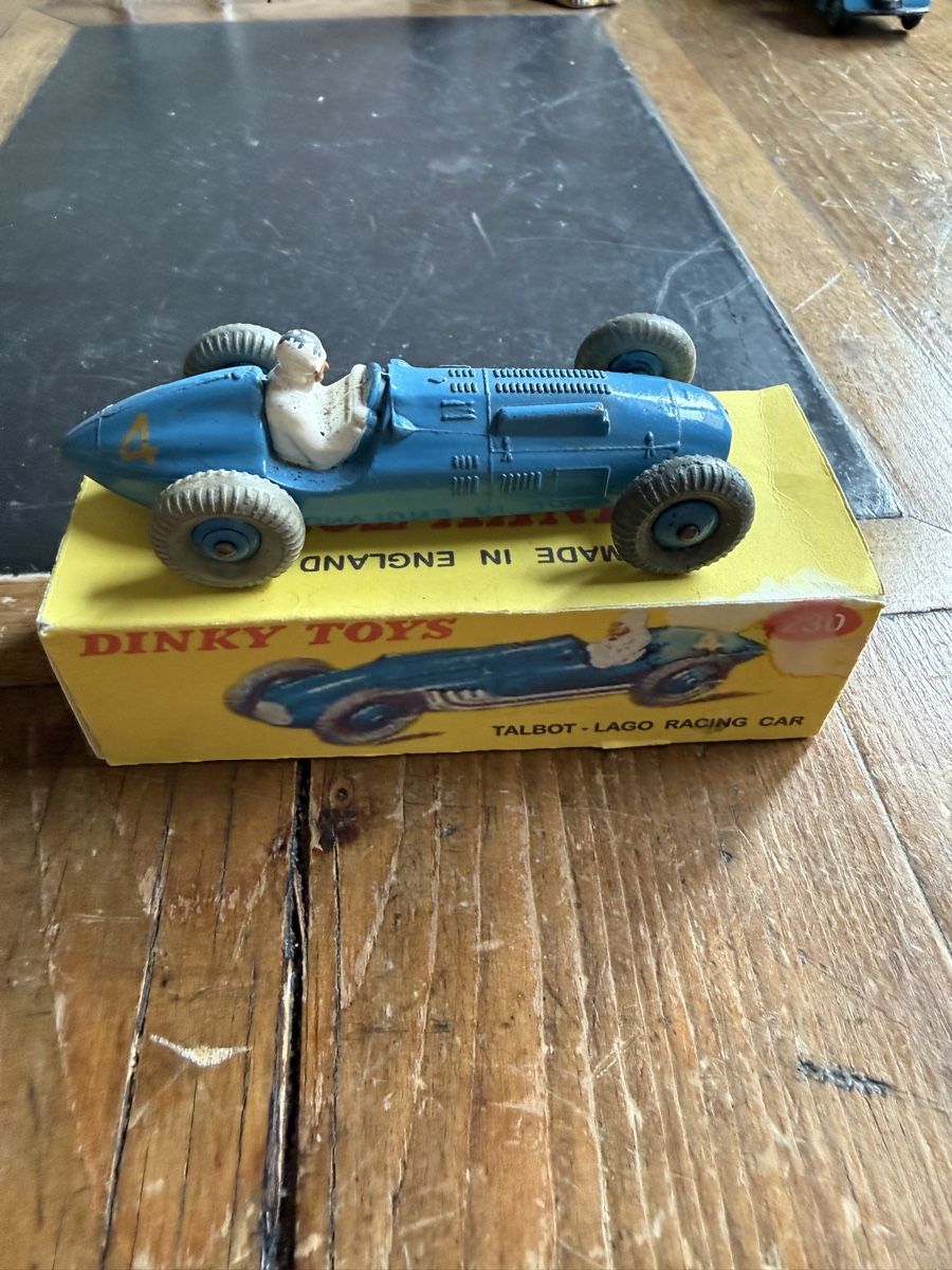 Vintage Dinky Toys Talbot-Lago Racing Car No. 230 Blue 51 (Gebraucht ...